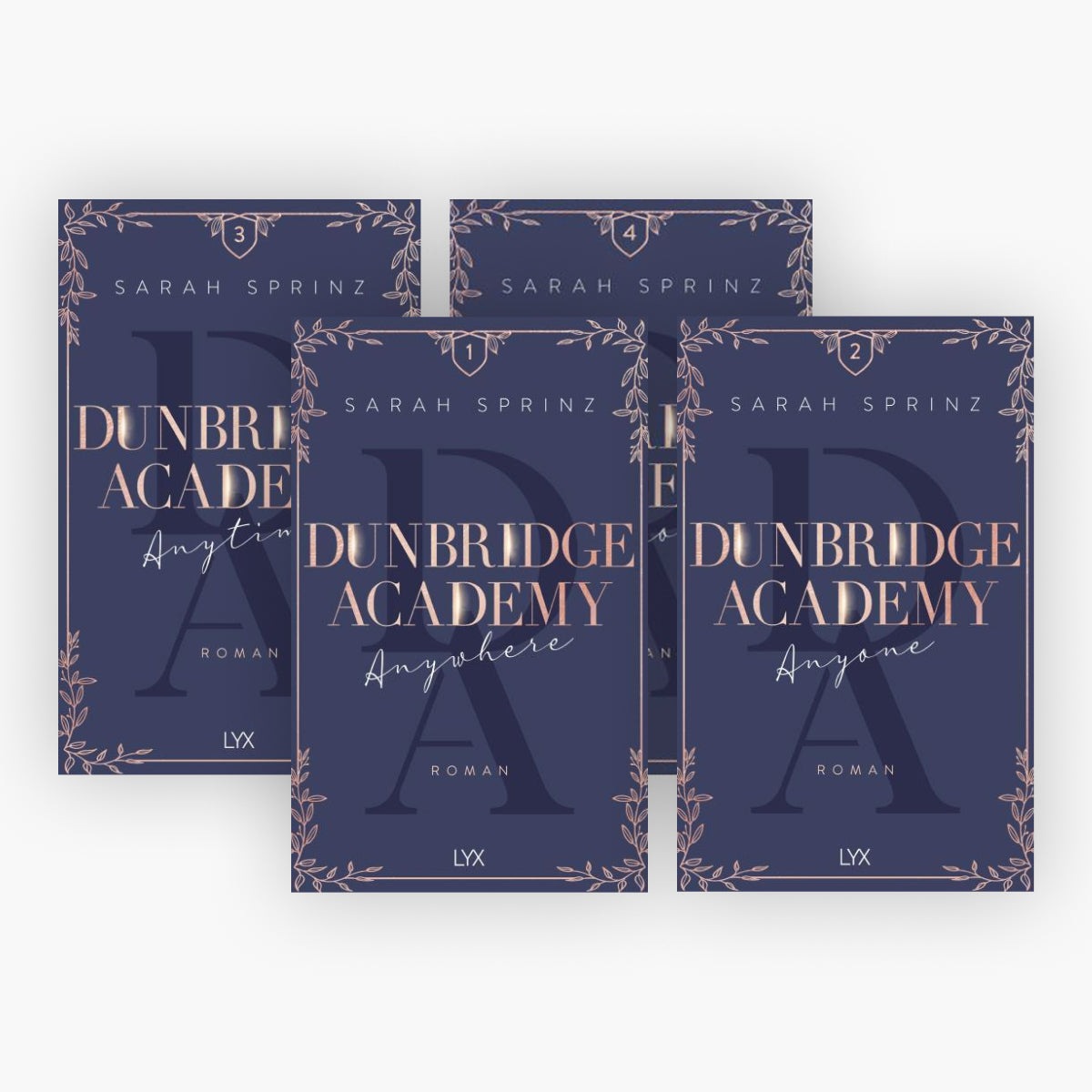 Dunbridge Academy Band 1-4 plus 1 exklusives Postkartenset – Buchserien.de